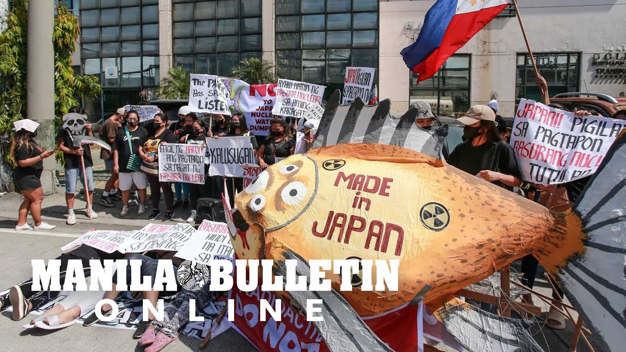 Environmental activists protest to oppose Japan's nuclear wastewater ...