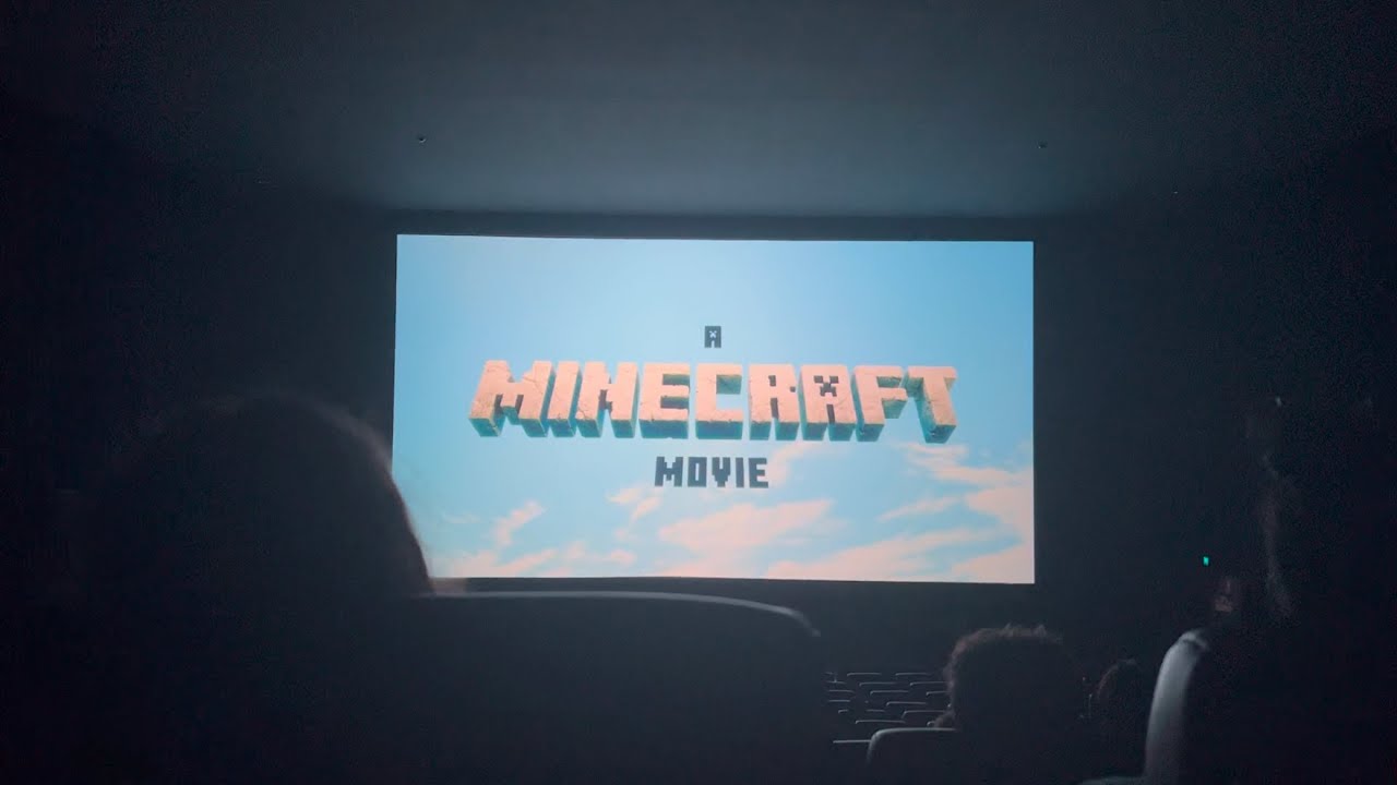 A Minecraft Movie Cinema audience reaction Opening night - YouTube