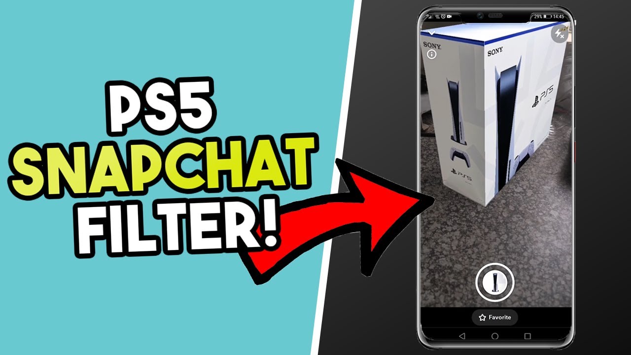 How To Get PS5 Filter On Snapchat! - YouTube