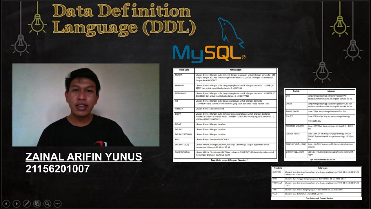 DDL (Data Definition Language) || MySQL - YouTube