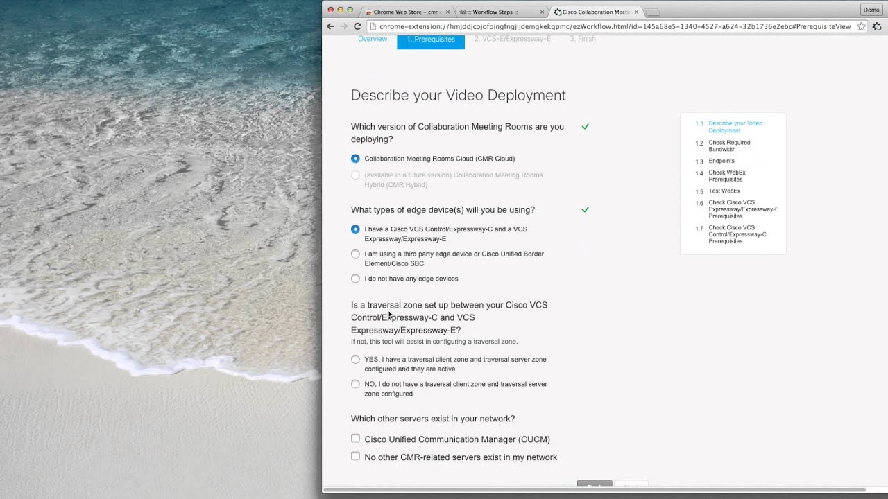 Cisco CMR Configuration Tool - starting your configuration - YouTube
