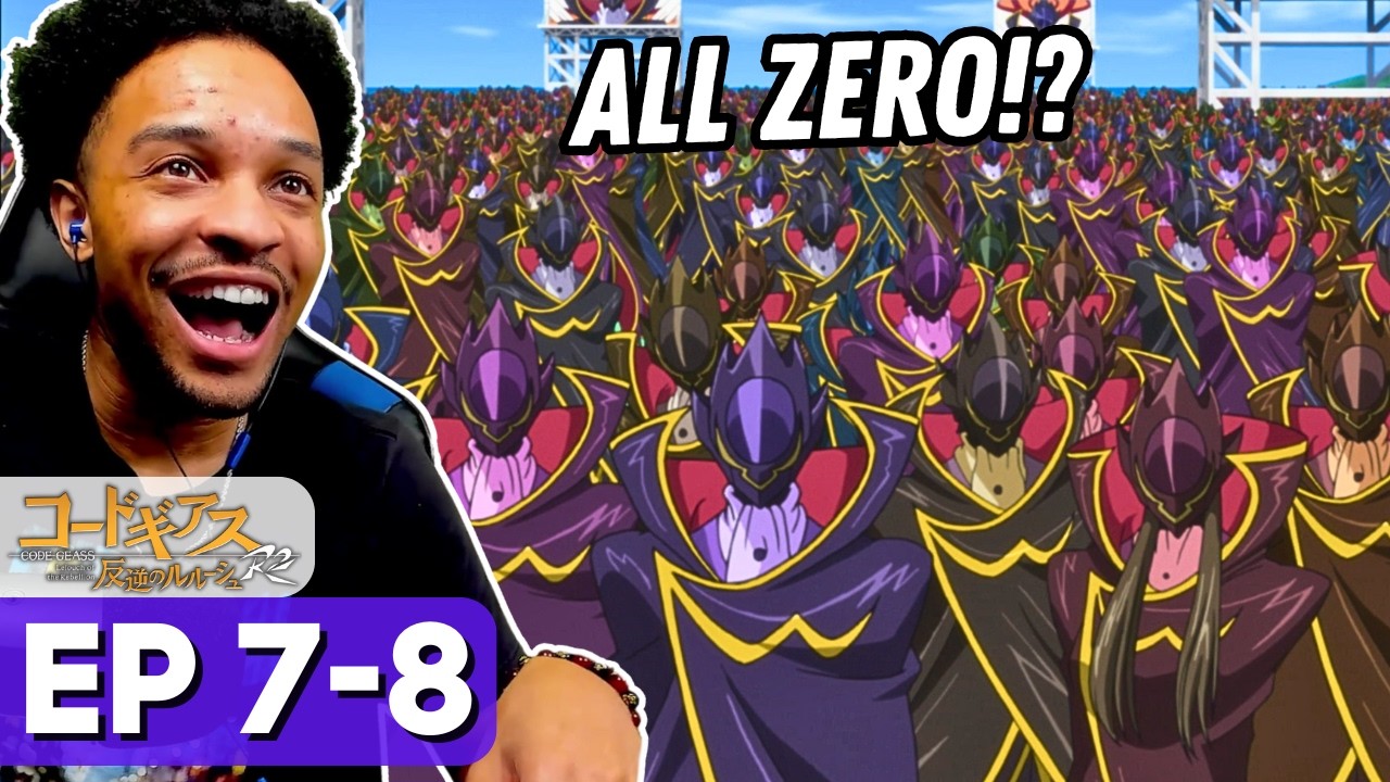 We Are ALL ZERO!! | Code Geass R2 Episode 7-8 Reaction - YouTube