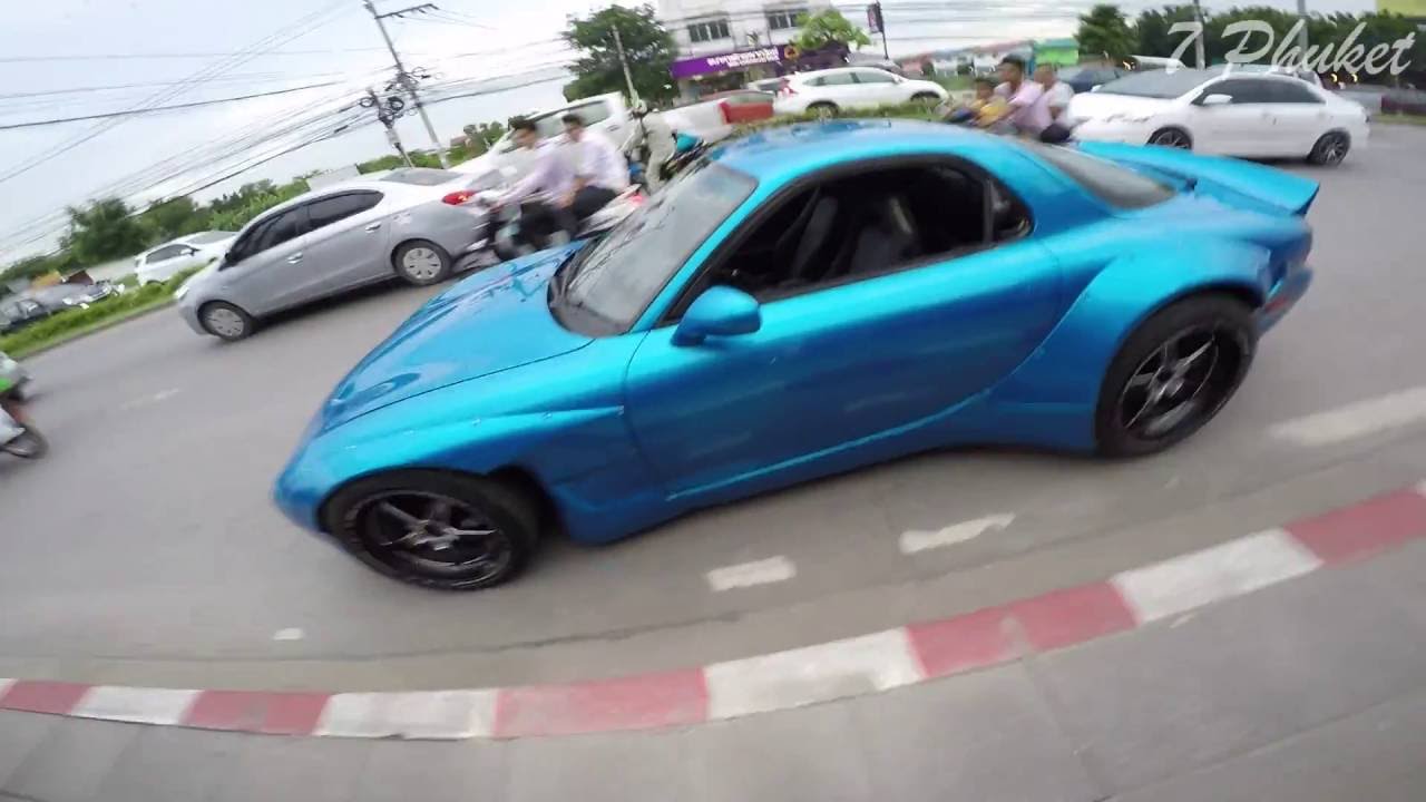 Rx7 Rocket Bunny Phuket - YouTube