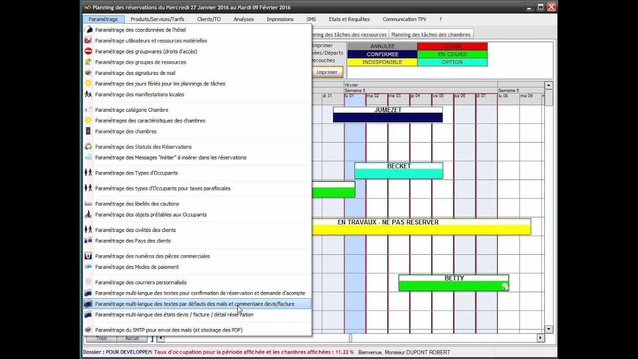 Logiciel gestion hotel : EasyReserv Pro® le logiciel PMS complet - YouTube