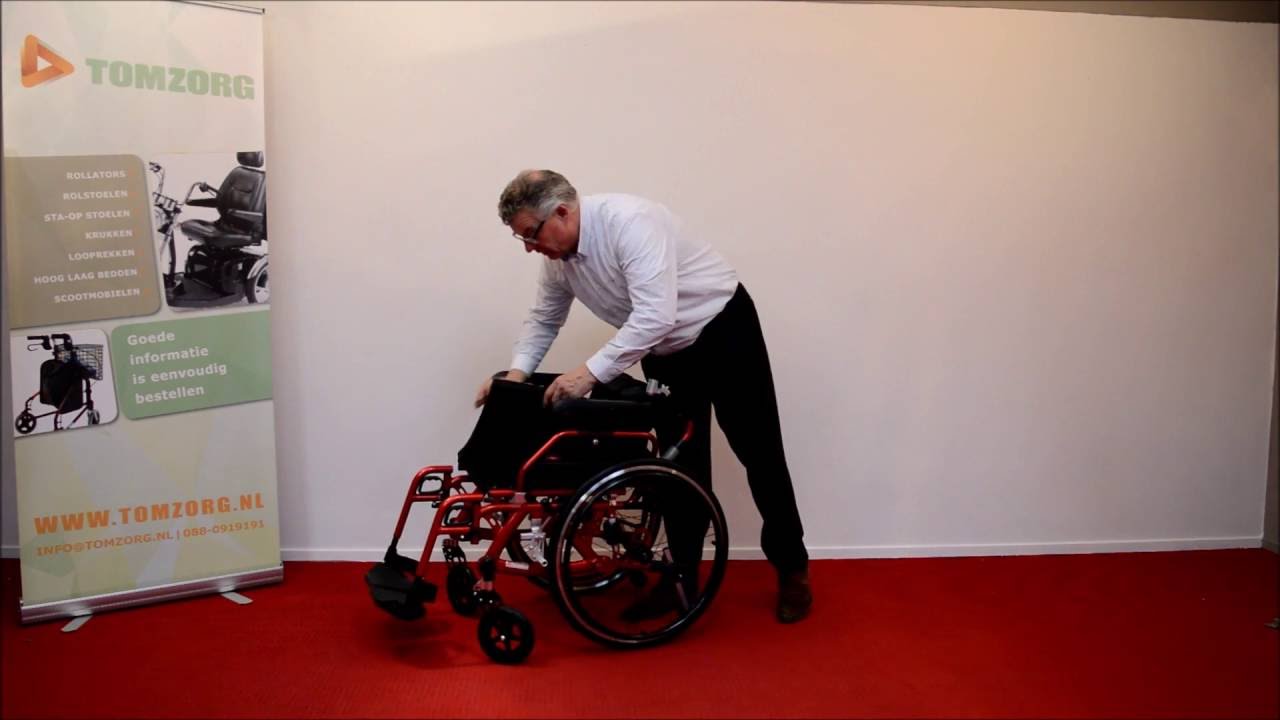 Rolstoel Karin | Rolstoel met vering - YouTube