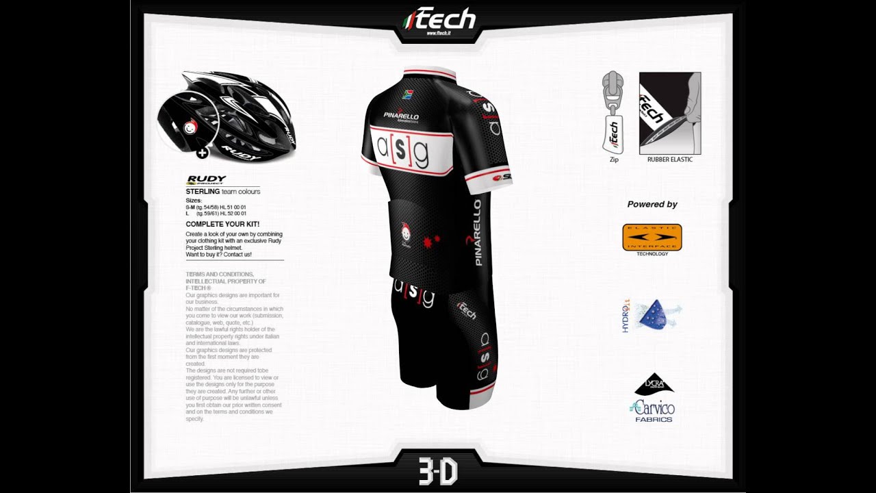 LA PINA 2013 Ftech cycling kit - YouTube