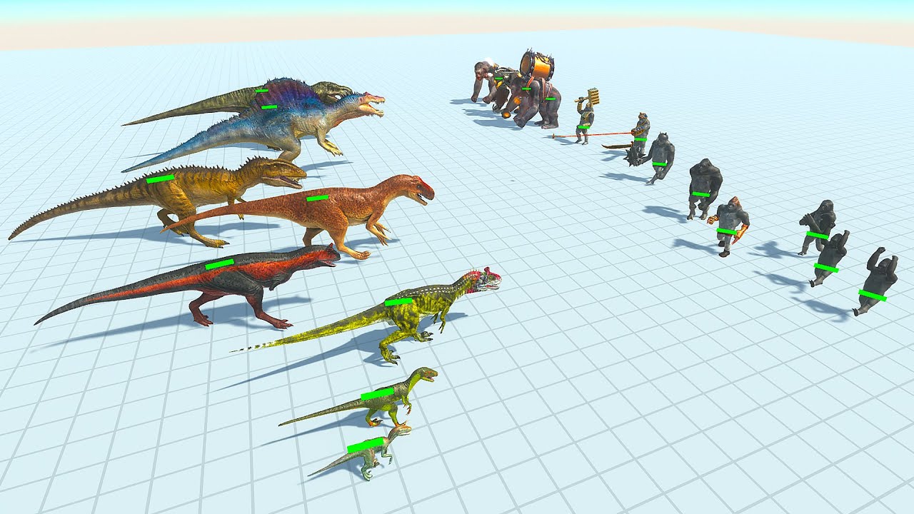 Carnivores vs Mutant Alien Mobs! Ultimate Dinosaur Battle Royale ...