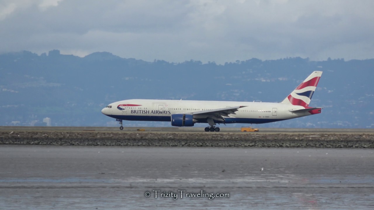 (4K) British Airways "Speedbird" Boeing 777 - SFO - YouTube