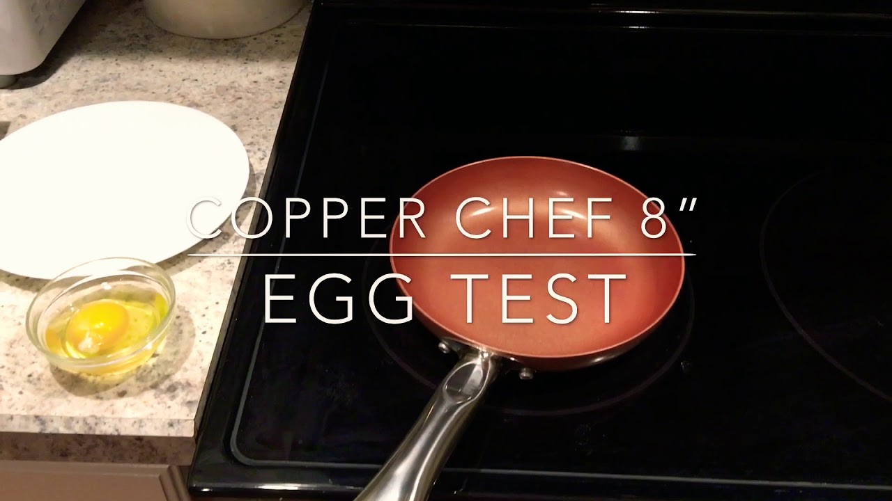 Copper Chef 8” Pan Review: Egg Test - YouTube