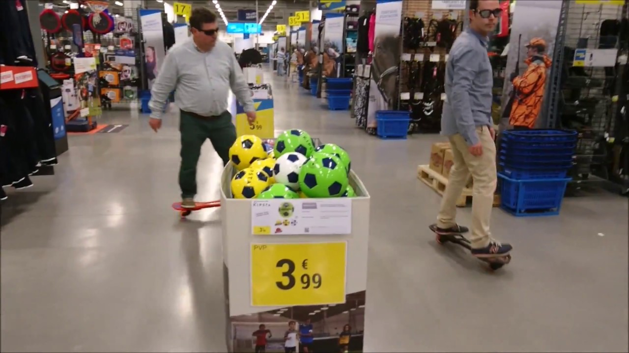 waveboard at decathlon 2 - probando mas waveboards - YouTube