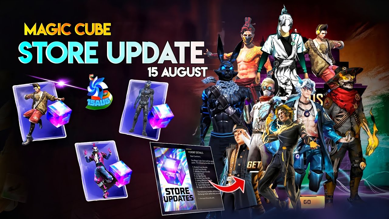 15 August Magic Cube Bundle, Magic Cube Store Update 😮💥| Free Fire New ...