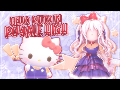 ✨Recreating hello kitty in Royale High || Royale High outfit idea || FaeryStellar✨