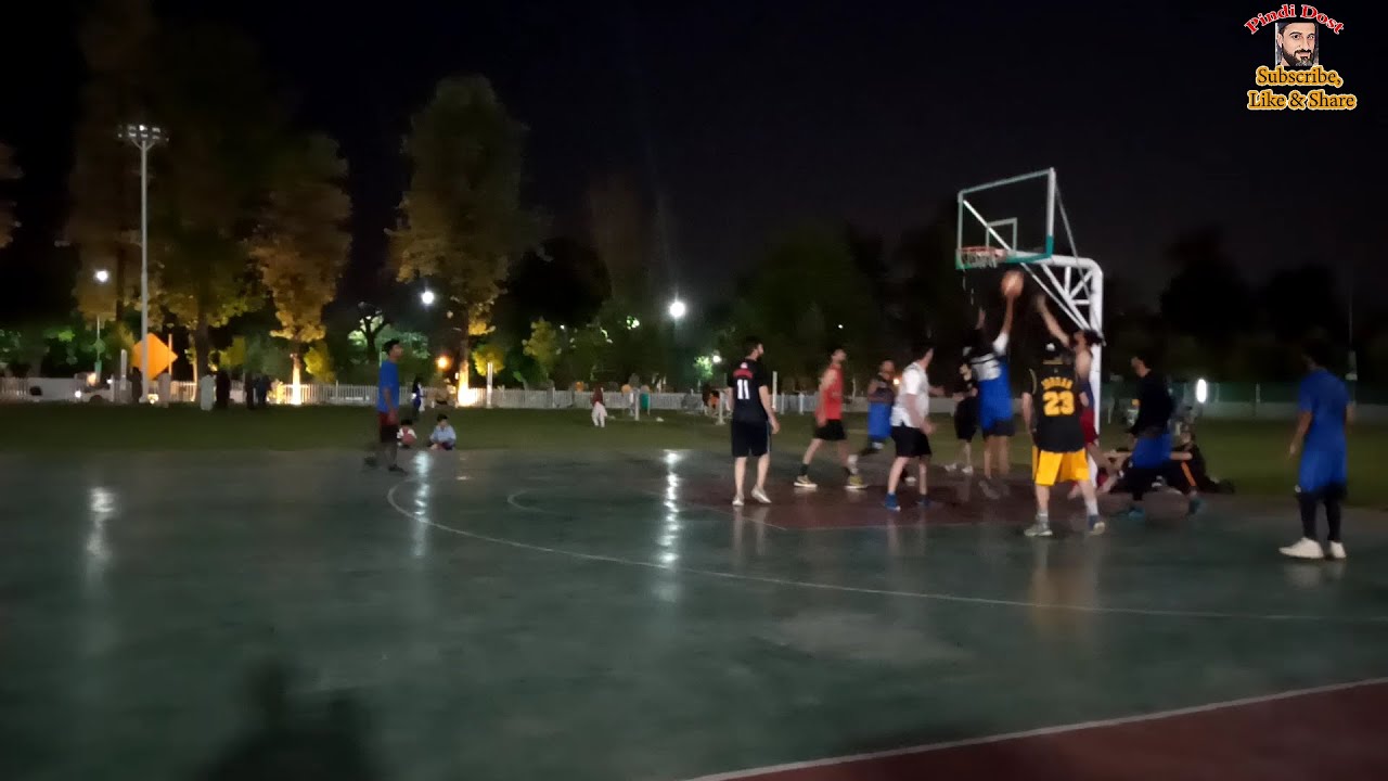 Basketball Night Match between Islamabad clubs |excellent game to watch ...