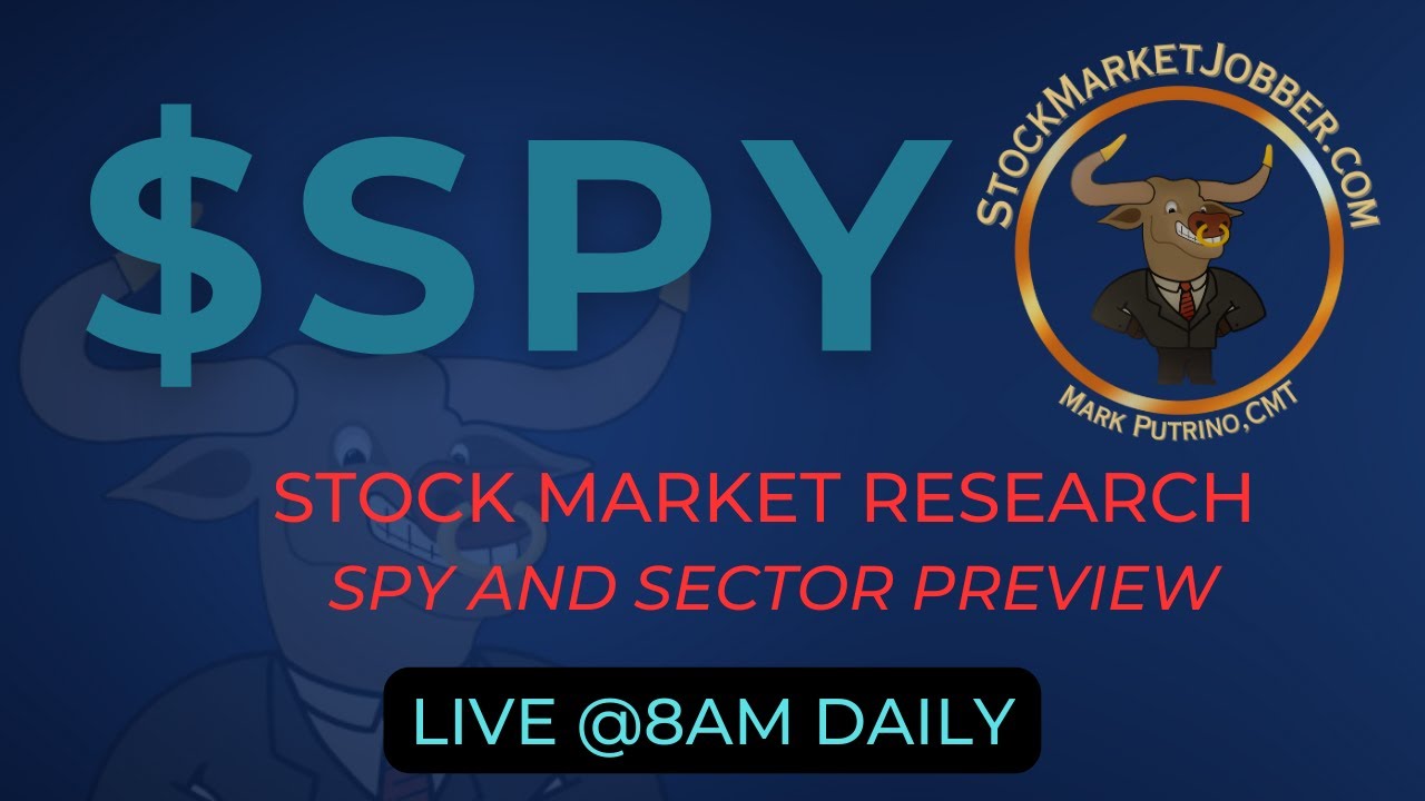 Stock Market Research ~ SPY and Sector Preview - YouTube