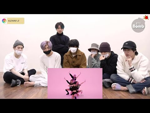 BTS reaction BLACKPINK - 'How You Like That' Dance practice