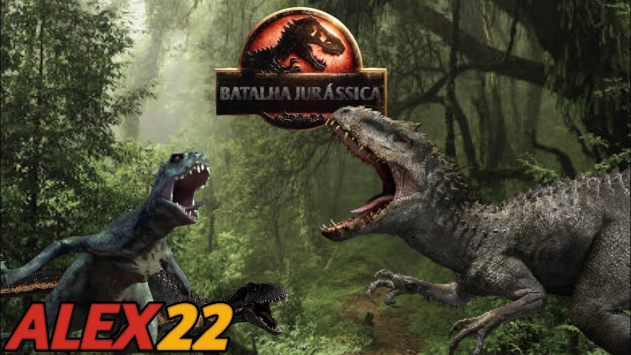 INDOMINUS REX VS INDORAPTOR VS SCORPIUS REX - Batalha Jurássica - ep 1 ...