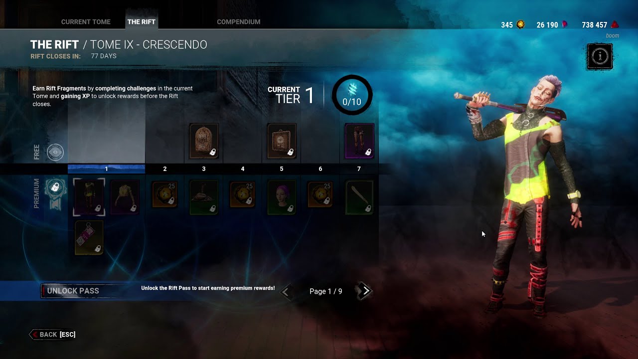 Rift Trickster Outfit (CRESCENDO) - Dead by Daylight - YouTube