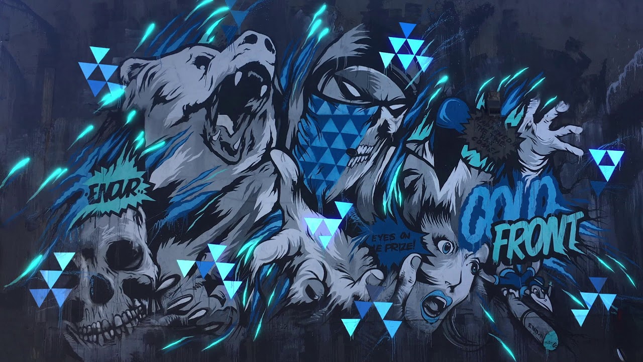Mural / Graffiti Projection Mapping - YouTube