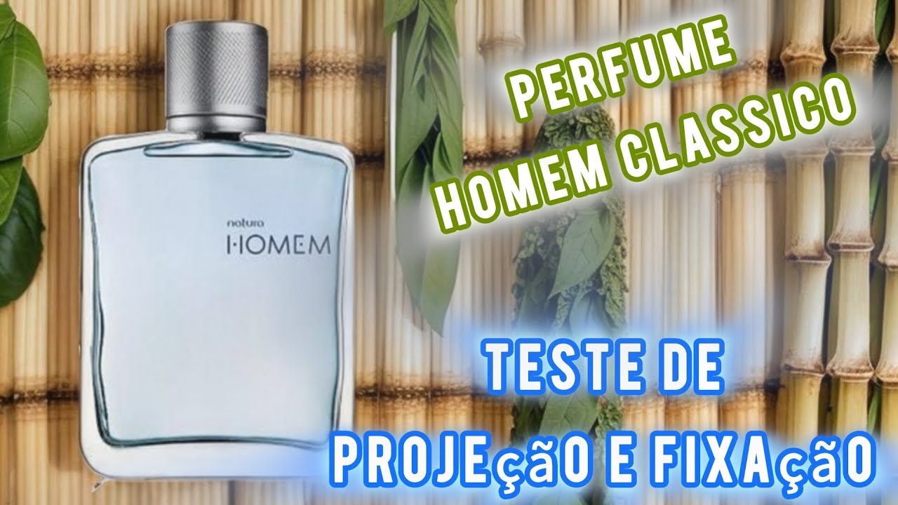 Perfume Homem Clássico Teste de Projeção e Fixação - YouTube