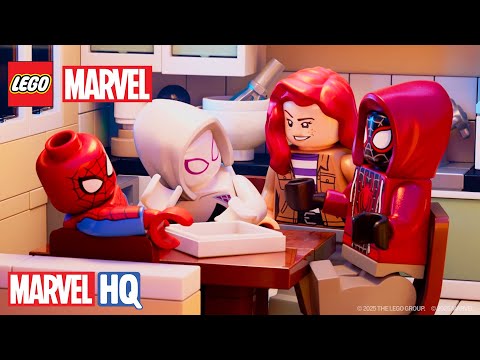 Spider-Man's Great Pizza Chase! 🍕🏃‍♂️ | LEGO Marvel | @MarvelHQ