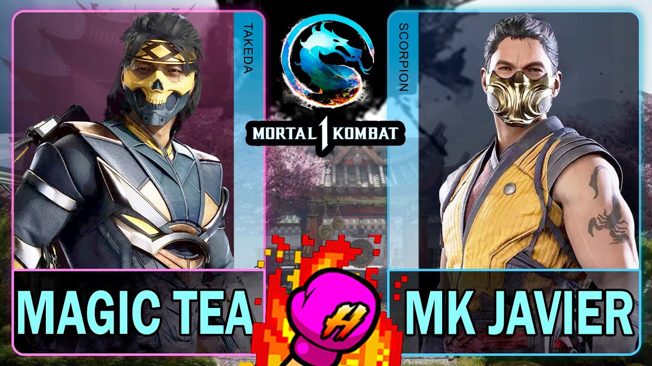 MK1 Magic Tea (TAKEDA) VS MK Javier (SCORPION)🥊Mortal Kombat 1🥊4K 60ᶠᵖˢ ...