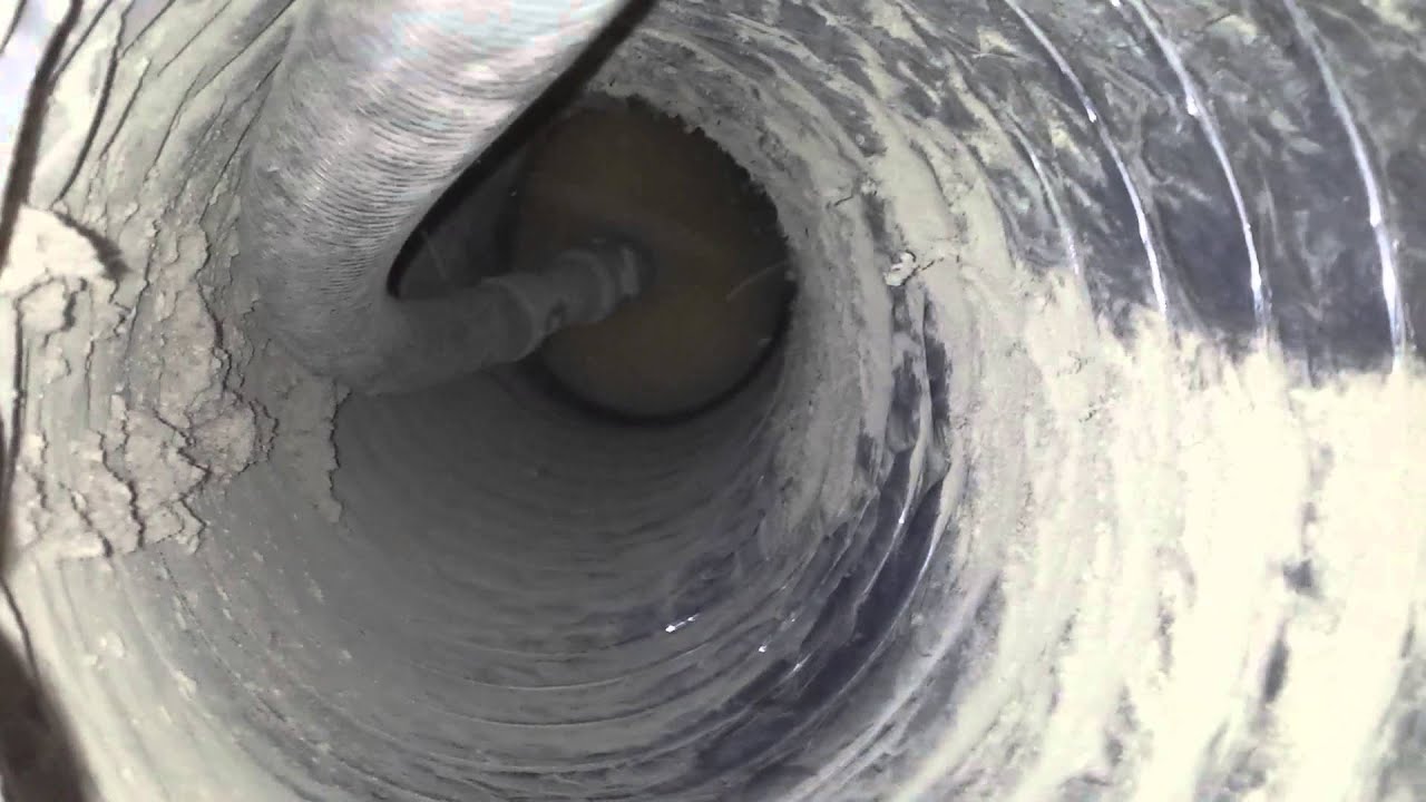 Rotobrush Air duct cleaning - YouTube
