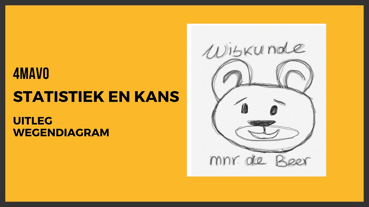 4Mavo - Statistiek en kans - Uitleg wegendiagram - YouTube