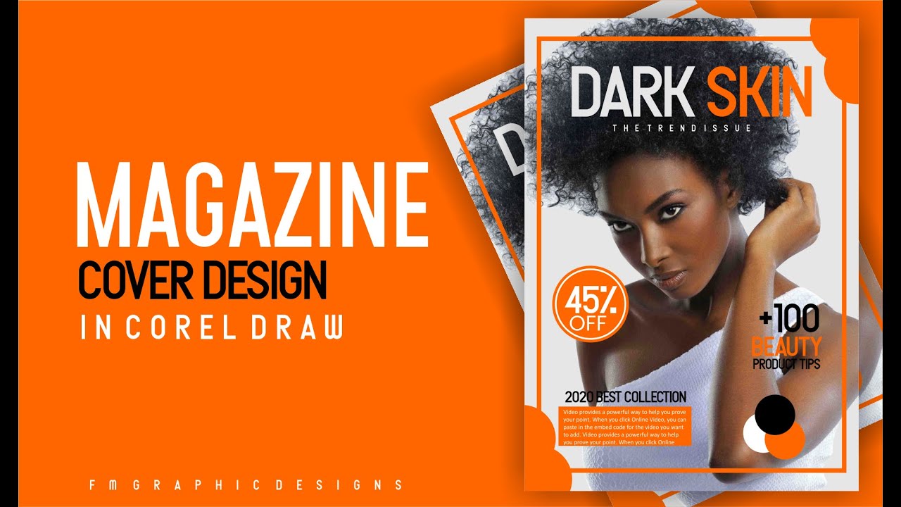 MAGAZINE FLYER DESIGN IN COREL DRAW #FM #FMGraphicDesigns #FollowUs ...