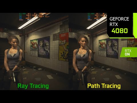 Resident Evil 3 Remake Path Tracing Mod vs Ray Tracing - Graphics/Performance Comparison | RTX 4080
