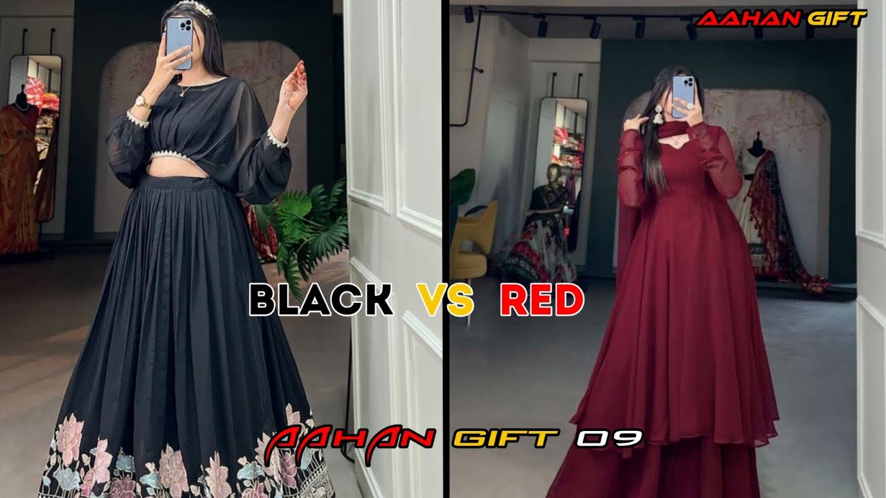Black vs Red || Red vs Black || Choose one|| Black 🖤|| Red ♥️ ||#black ...