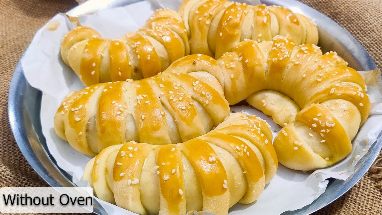 🔥 Vegetable bun without Oven | Homemade Vegetable Bun Recipe | Sadika's ...