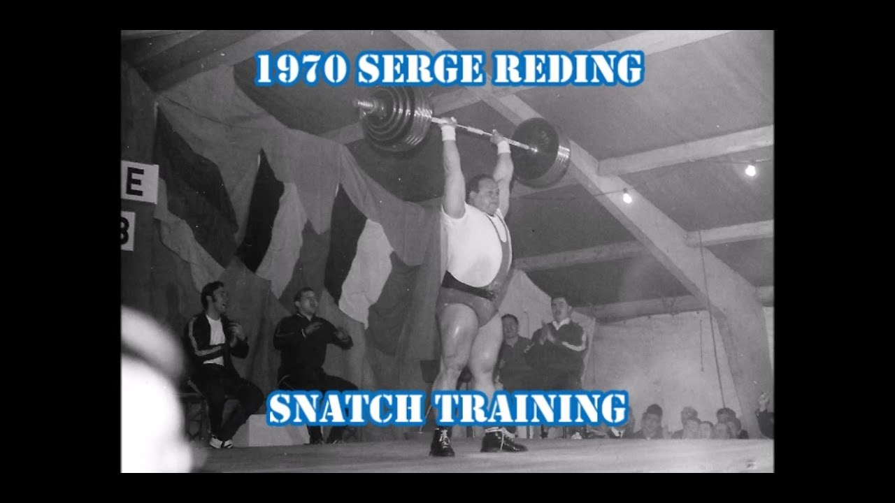 1970 Serge Reding SNATCH TRAINING - YouTube