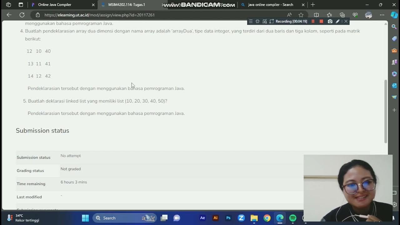 TUGAS 1 STRUKTUR DATA - YouTube