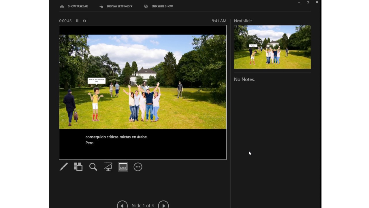 Live captions and translated captions in PowerPoint - YouTube