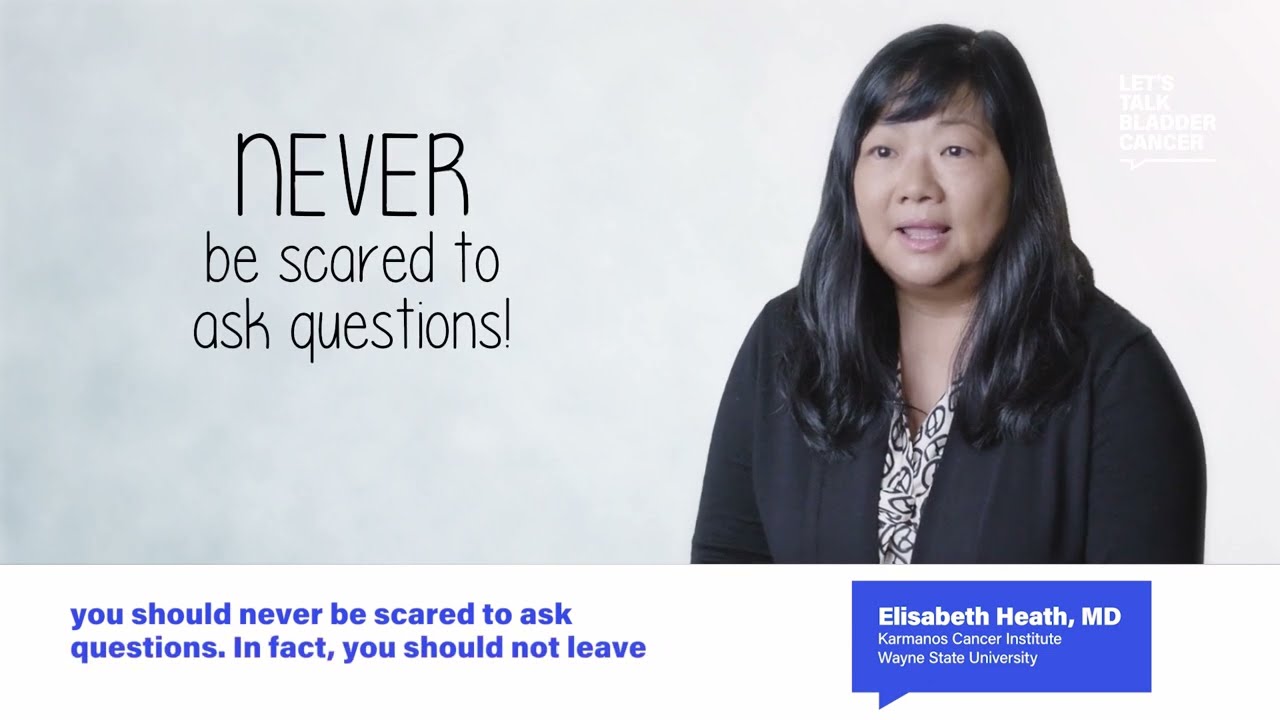 What tough questions should I ask my doctor about bladder cancer? - YouTube