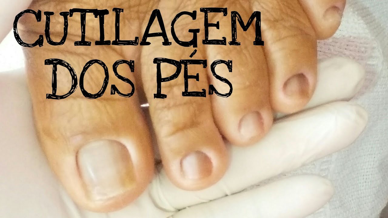 Como remover as cutículas dos pés - YouTube