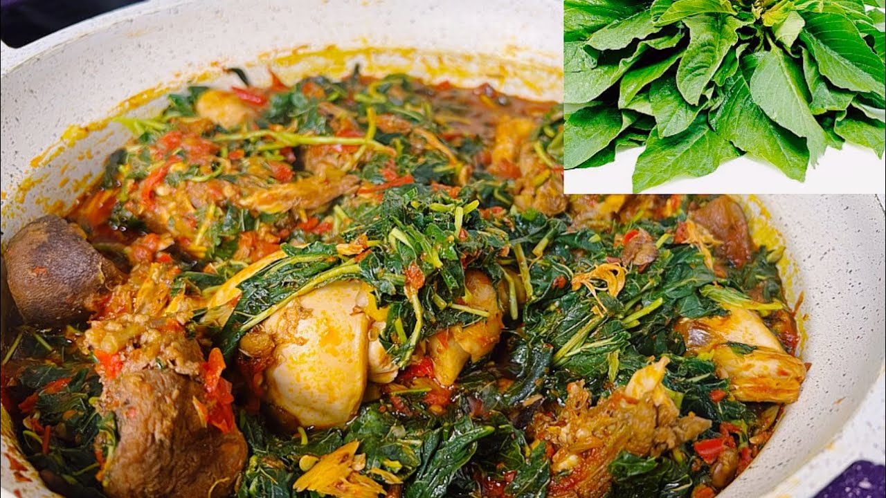 HOW TO MAKE EFO ( AFRICAN GREEN SPINACH ) LIKE A PRO! || NIGERIAN ...