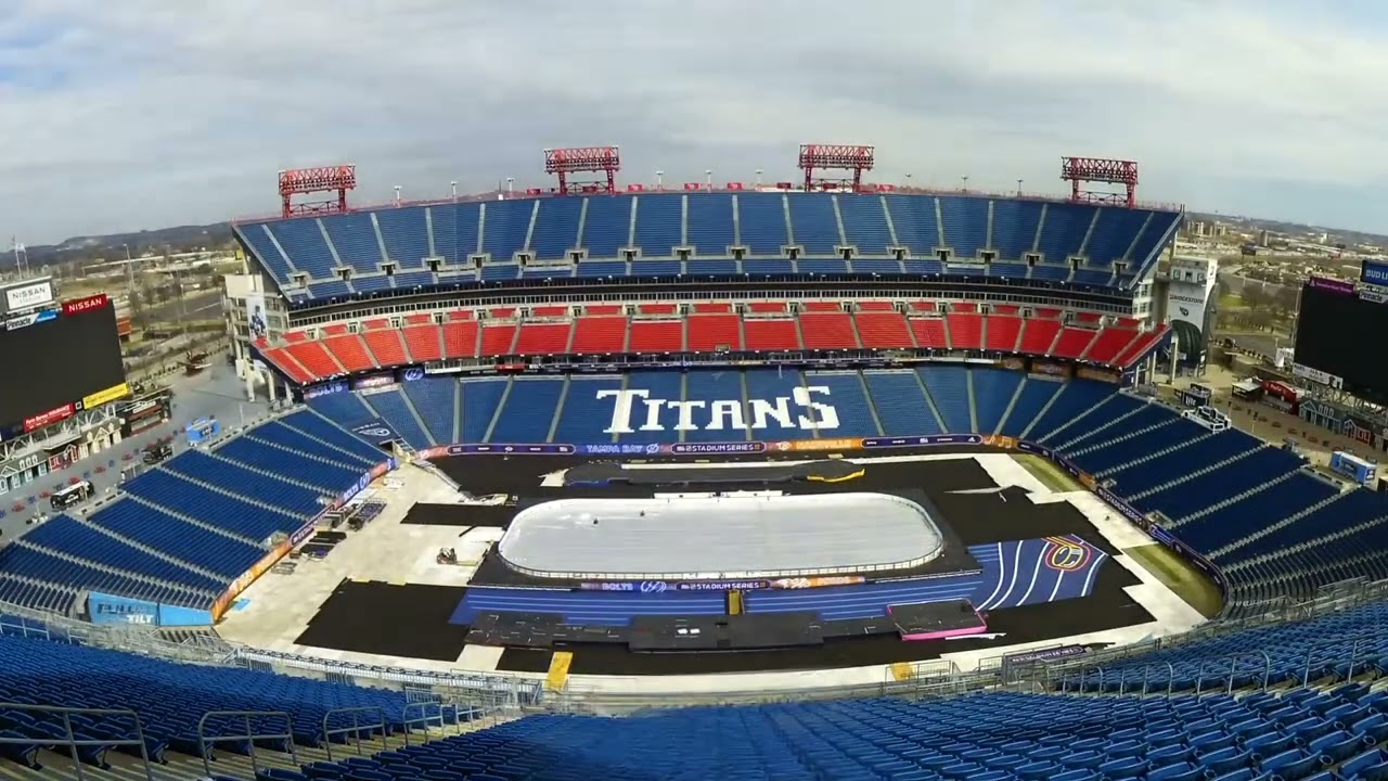 2022 NHL Stadium Series time-lapse - YouTube