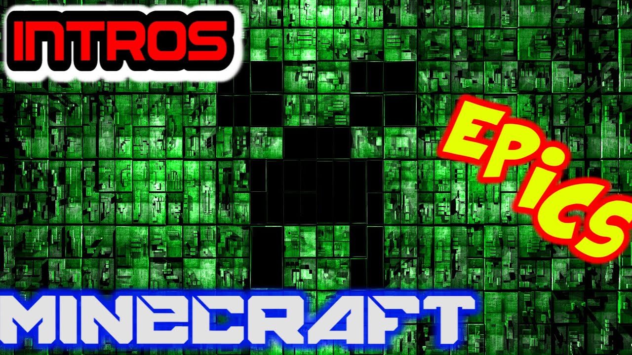 INTROS MINECRAFT# EDITO TEMPLATES HOW TO EDIT INTROS CINEMA 4D AFTER ...
