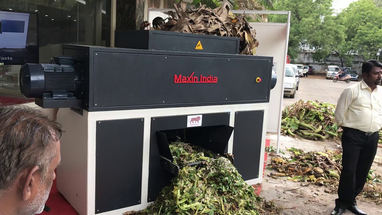 Banana Tree Crusher, Banana Leaf Bunch Shredder, Organic Waste Shredder ...