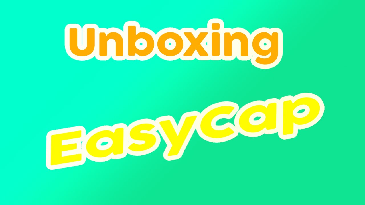 Unboxing - EasyCap - YouTube