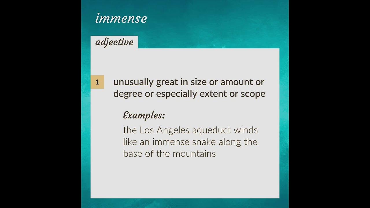 Immense Meaning Of Immense YouTube immense-meaning-of-immense-youtube