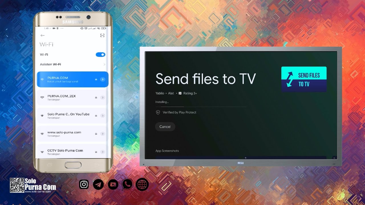 Cara Mengirim File dengan SEND FILE TO TV APK GRATIS - YouTube