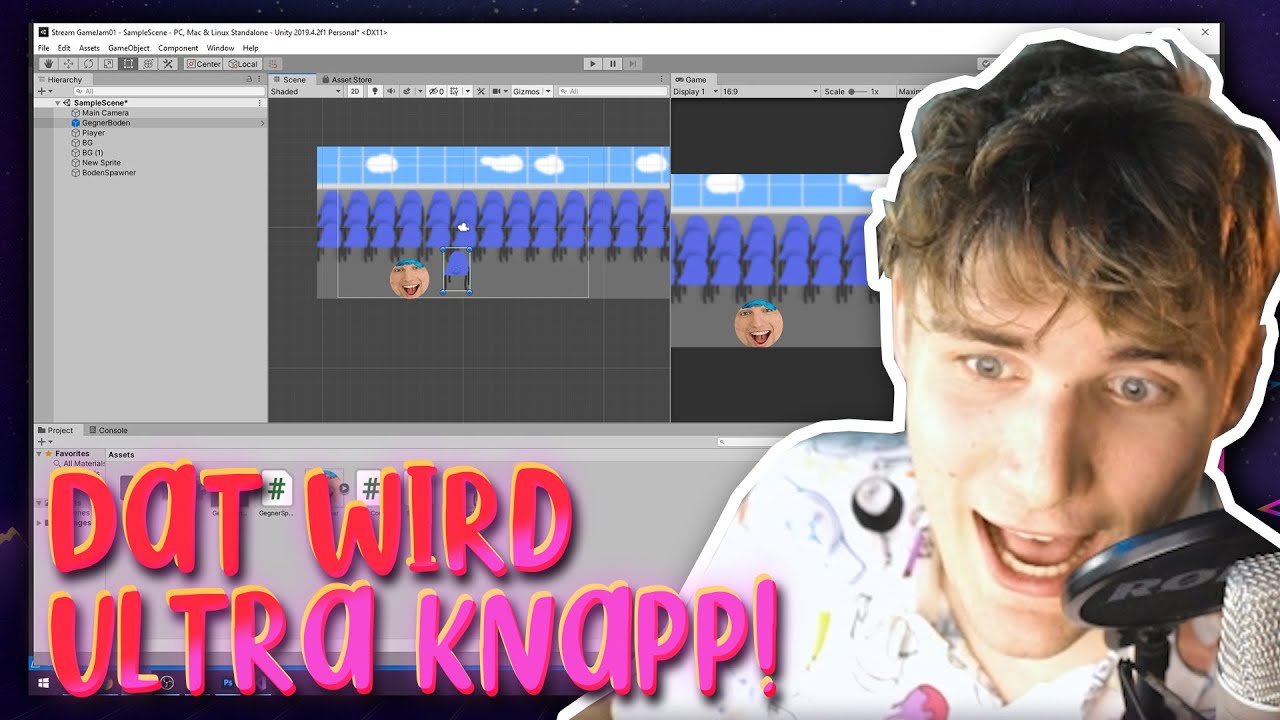 EIGENES SPIEL in 1 STUNDE programmieren - Part 2 | Marius Angeschrien Live Programmieren - YouTube
