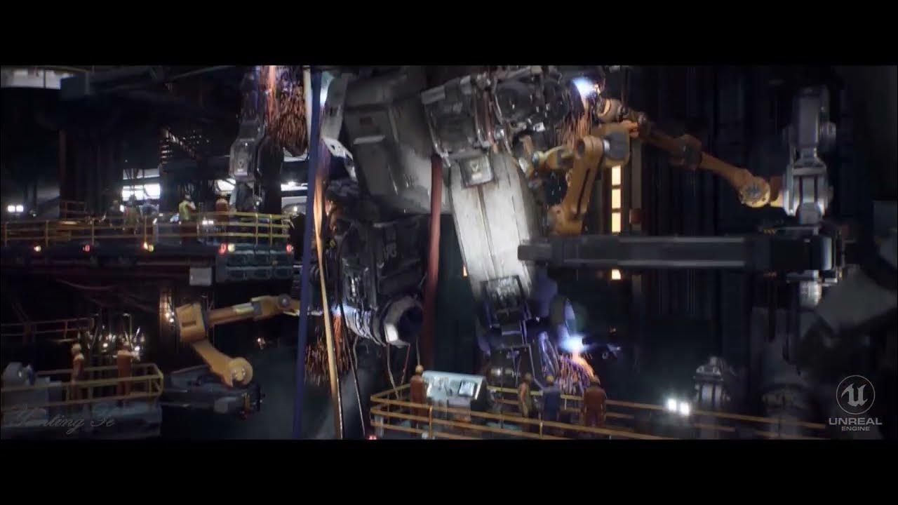 Creating a Gundam Sci-Fi Scene in Unreal Engine 4 - YouTube