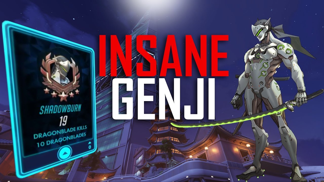 OVERWATCH | TOP 500 INSANE SHADOWBURN GENJI! - YouTube