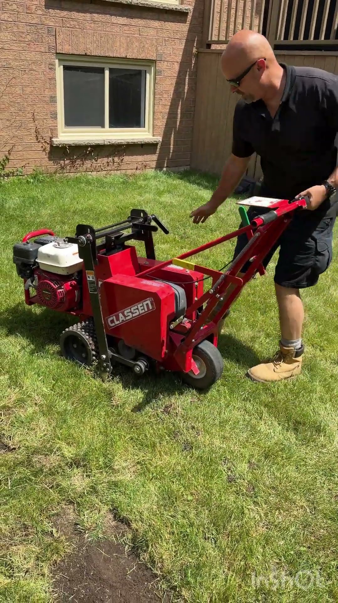 Operating a sod cutter store