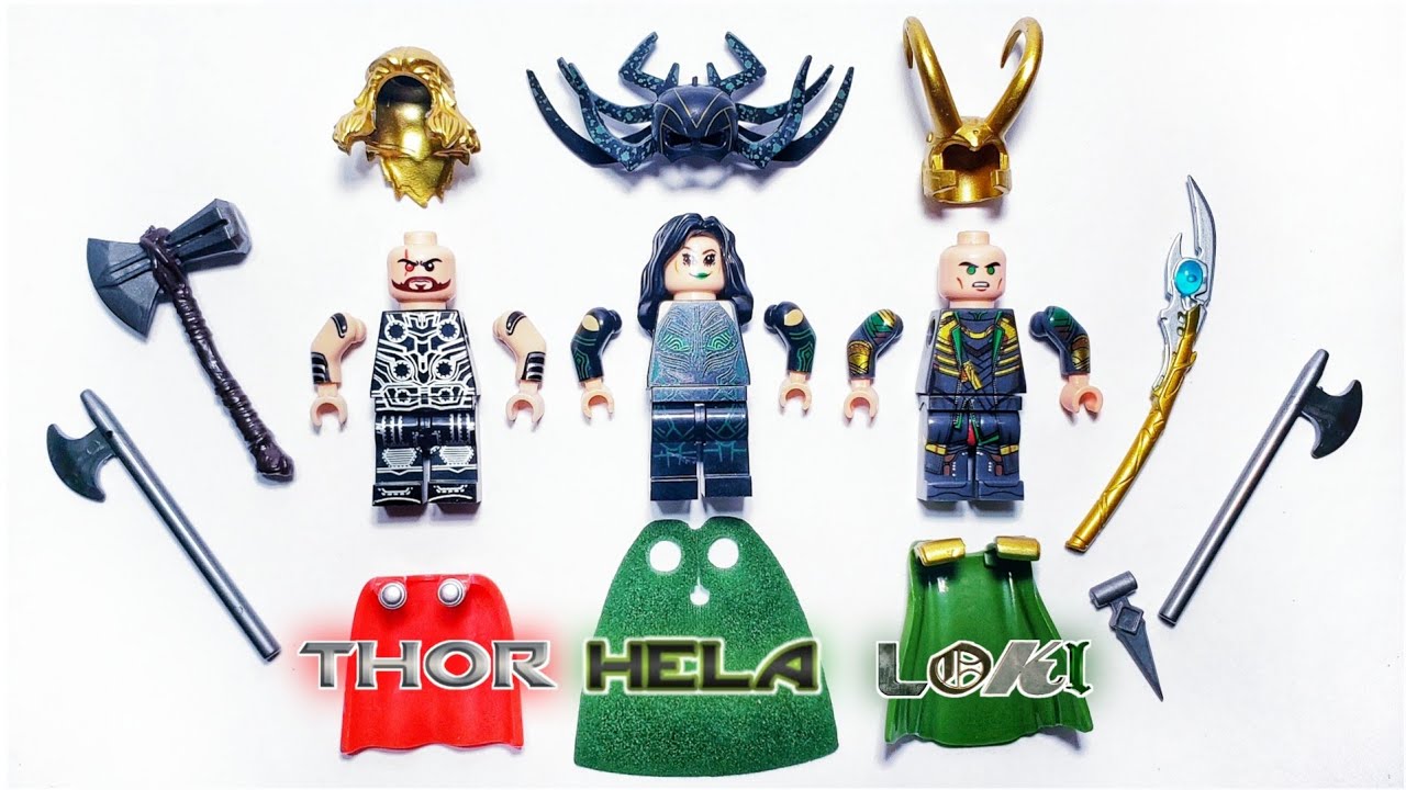 Lego Thor, Hela, Loki | Marvel Cinematic Universal - YouTube