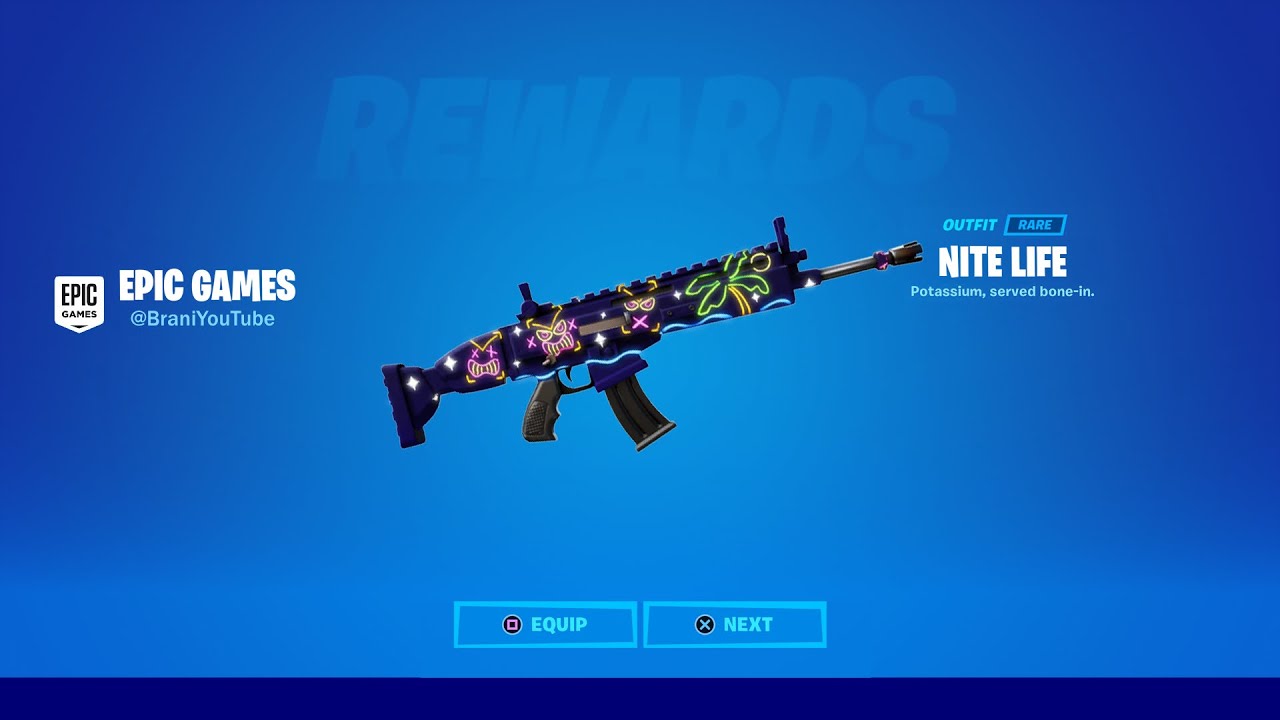 Fortnite Nite Life Wrap Code - YouTube