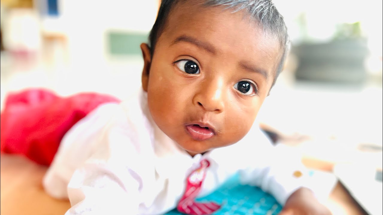 Baby office theme decorations on his 5th month Birthday #officewear # ...